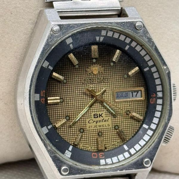 Orient SK Crystal 21 Jewels Diver Watch cal.46941 Vintage Automatic ...
