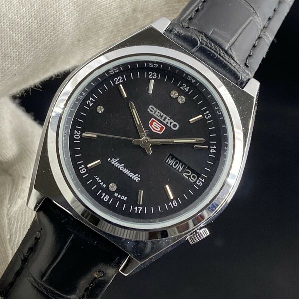 VINTAGE SEIKO 5 AUTOMATIC 17 JEWELS CAL.7009 DAY DATE MEN'S WRIST WATCH SERVICED | WatchCharts ...