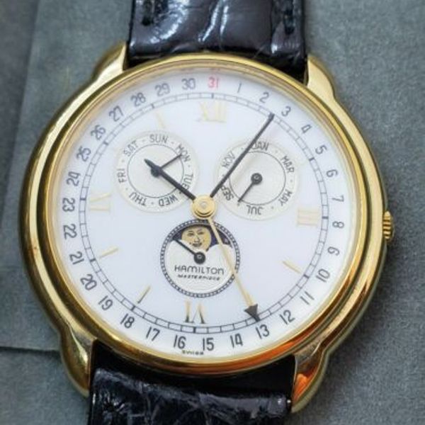 Hamilton Watch Registered Edition Sun Moon. Excellent Condition ...