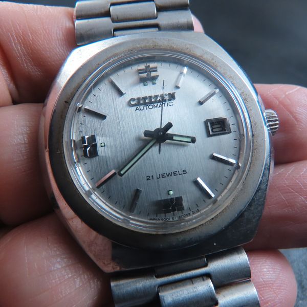Japan Citizen 21 Jewels Automatic Men Watch | WatchCharts Marketplace