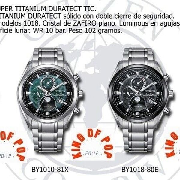 Citizen BY1010-81X Eco Drive R/C Moonphase , Luxury Box Edition *FREE ...