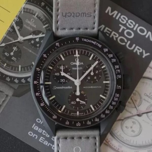 OMEGA x Swatch MoonSwatch Mission to Mercury Moon Watch -With Box ...