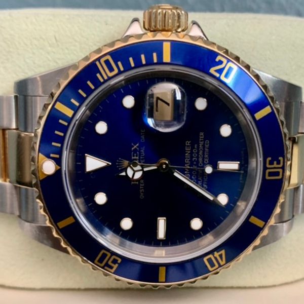 Rolex 16613 blusey, complete set, magnificent | WatchCharts