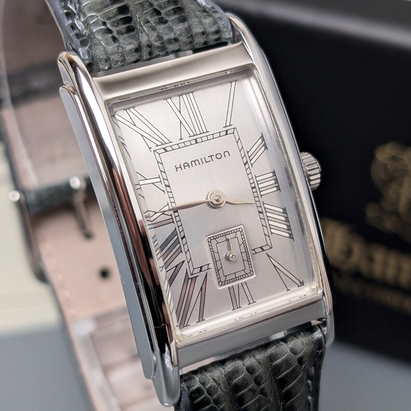 [Mint] HAMILTON Ardmore 6269 small second tank Quartz Men's Watch ...