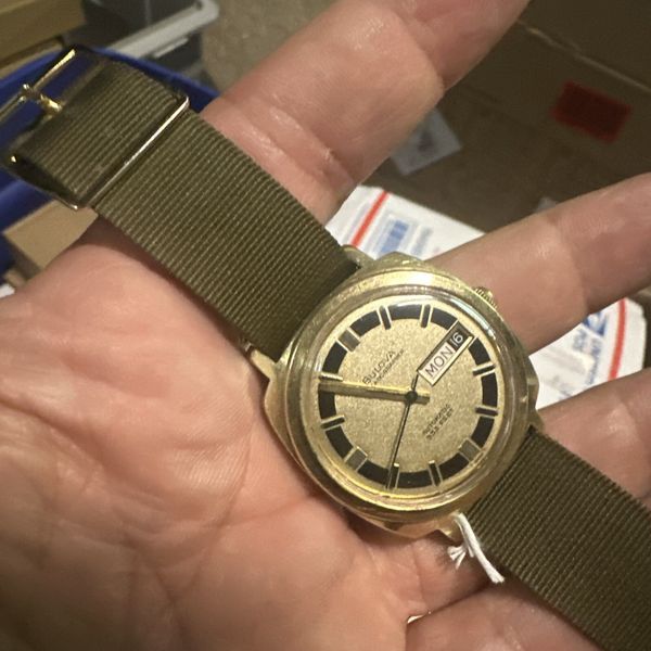 Vintage MEN'S BULOVA OCEANOGRAPHER AUTOMATIC Watch 333 FEET ...
