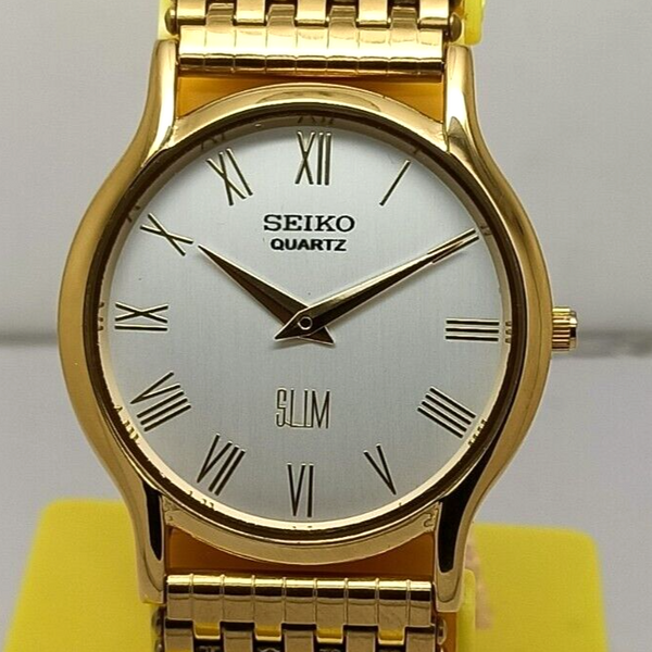Vintage Seiko Quartz Stainless Steel Japan Made Men's Wrist Watch Good ...