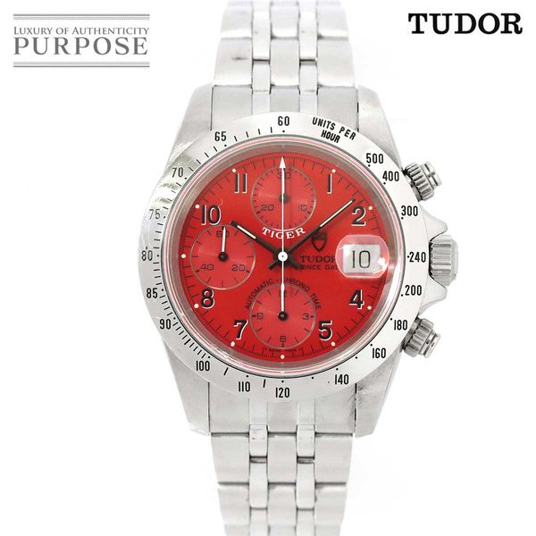 Tudor TUDOR Chronotime Tiger 79280 Chronograph Men's Watch Red Dial ...