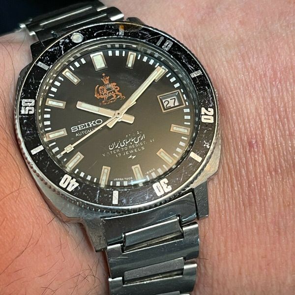 Rare Vintage Seiko Diver 7005-8140 Iranian Royal Military | WatchCharts