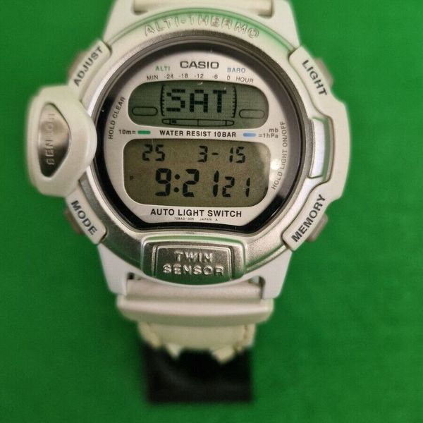 CASIO PRL-20 ALTI-Thermo 100m WR Twin Sensor Watch - Limited Edition ...