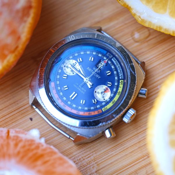 Colorful Vintage Chronograph | WatchCharts Marketplace
