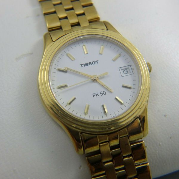 Tissot PR50 mens quartz watch, Tissot bracelet, fully working | WatchCharts