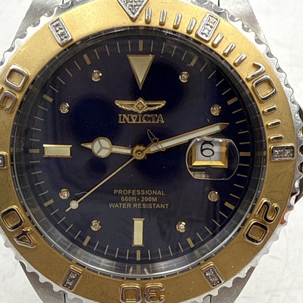Invicta Pro Diver 12818 Swiss Luminous Hands Diamond Hour Markers New ...
