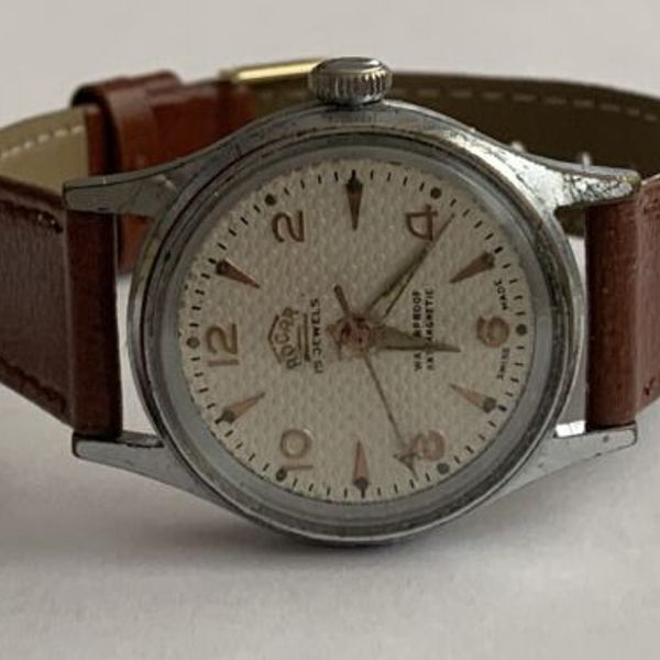 Vintage Gents Rocar Brevete Military Mechanical Wind Up Mens Swiss ...