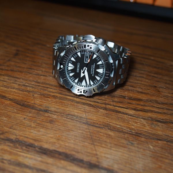 WTS: Seiko Black Monster, SRP307 w/ Super Engineer II + Straps ...