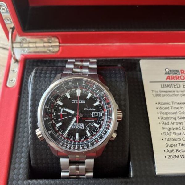 Citizen Royal Air Force Red Arrows limited edition watch | WatchCharts ...