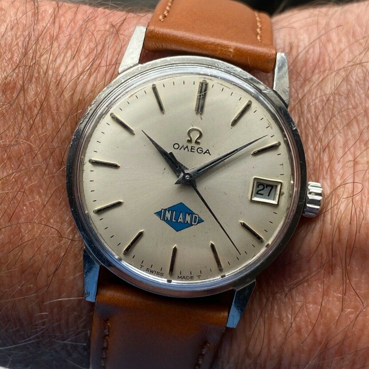 1968 Omega Ref 136.012 SP Inland Steel 25 Year Club presentation watch ...
