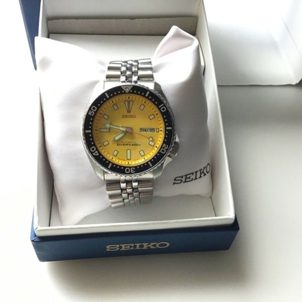Seiko Prospex Yellow Men's Watch - SKXA35 | WatchCharts Marketplace