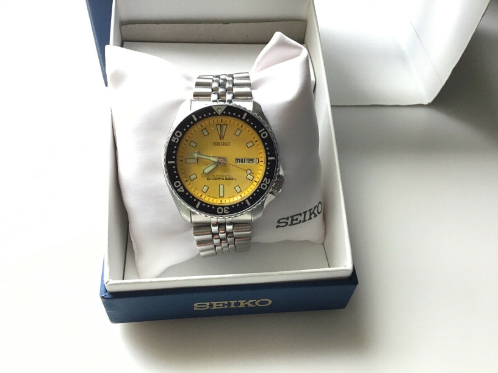 Seiko Prospex Yellow Men's Watch - SKXA35 | WatchCharts Marketplace