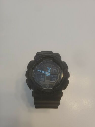 Casio G-Shock 5081 GA-100C Digital and Analog Watch blue hands | WatchCharts Marketplace