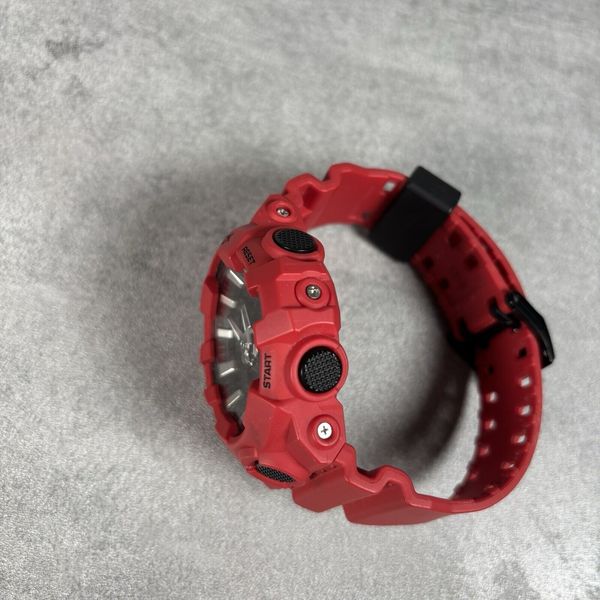 Casio G-Shock GA-700-1BER Red Watch Digital/Analog Display Excellent ...