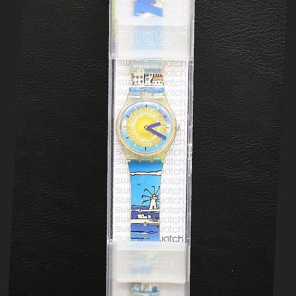 Vintage 2003 Swatch Watch Commemorative 2004 Athens Olympic Games #670 ...