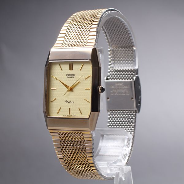 [Near MINT] Vintage SEIKO Dolce 9521-5110 Gold Tank Quartz Men's Watch JAPAN | WatchCharts ...