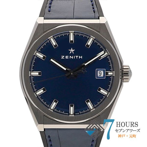 [107846] ZENITH Zenith 95.9000.670 Defy Classic Blue Dial TI / Leather ...