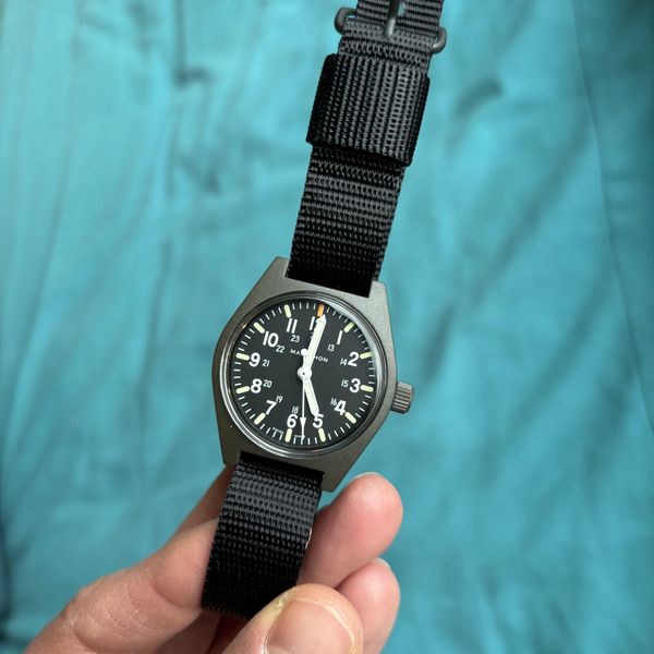 [WTS] Marathon 34mm Black general Purpose Quartz with Ballistic Nylon ...