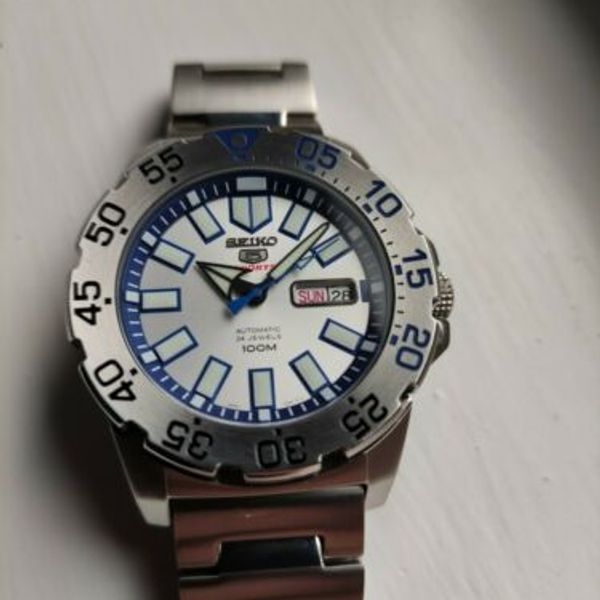 Seiko 5 Sports Baby Ice Monster Snow Monster Automatic Watch Divers ...