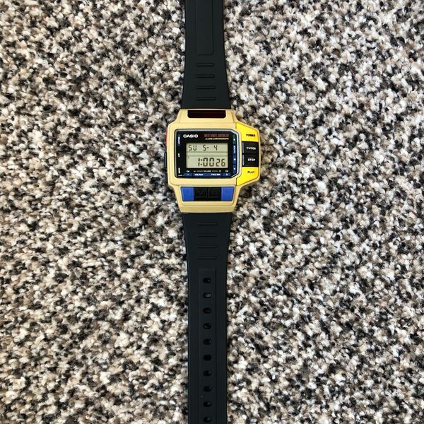 Casio CMD-10, 1028 CMD, White / Cream Remote Control Watch Made in ...
