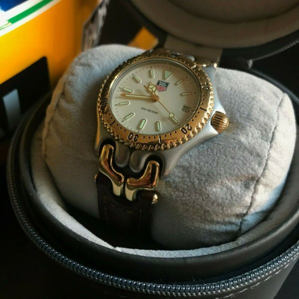 TAG HEUER SEL MIDSIZE WATCH S95.713C Ayrton Senna McLaren | WatchCharts ...