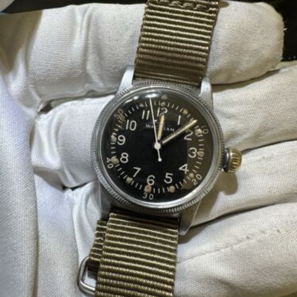 1945 Waltham A-11 Hack Grade WW2 Pilot Watch. Serviced. Runs Great ...