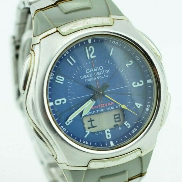 Vintage Casio Wave Ceptor Tough Solar Watch WVA-430J MOD.3311 G920/80.1 ...