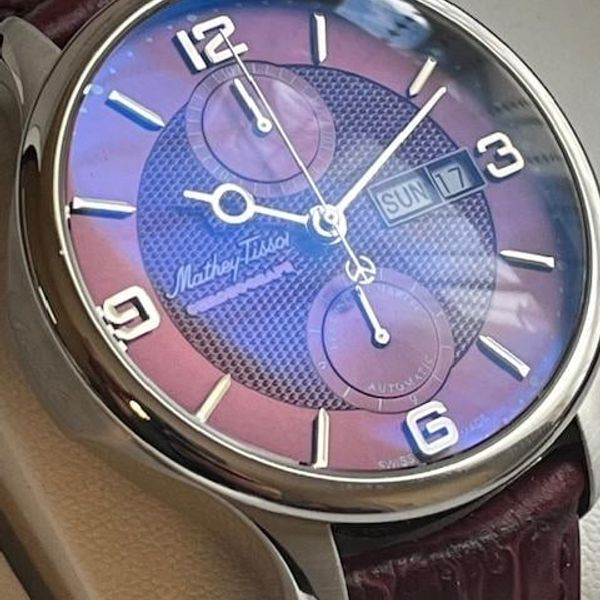 [WTS] Repost - Mathey-Tissot Edmond Chrono Automatic Chronograph Purple ...