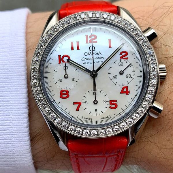 FS: Omega Speedmaster Lady Diamonds MOP Dial 39mm | WatchCharts Marketplace