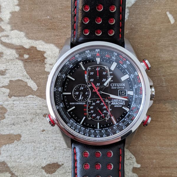 [WTS] Citizen World Chronograph A-T 8060-09E Royal Air Force Red Arrows ...