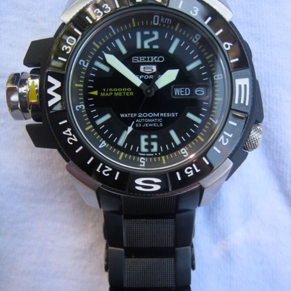 FS: Seiko Gun Metal Map Meter Make Offer | WatchCharts Marketplace