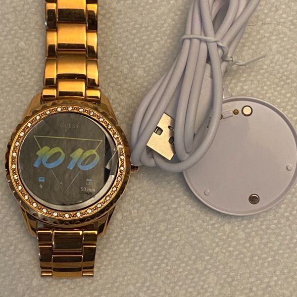 Guess Smartwatch C1002/3 41mm Gold Rosa.Android wear No Box ...