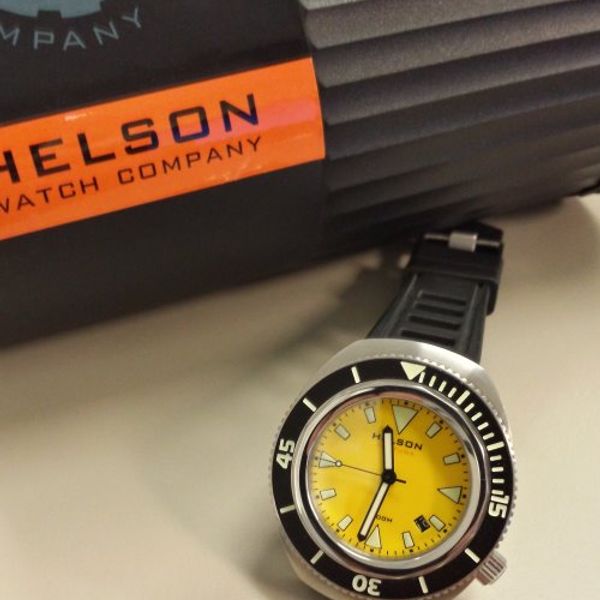 SOLD: Helson Tortuga - Yellow Dial | WatchCharts
