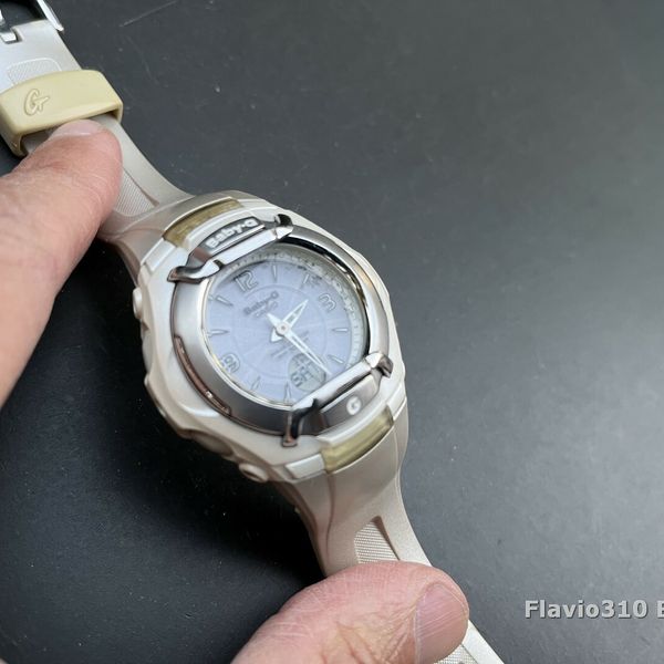 Casio BABY-G BGT-3001 (3753) Wave Ceptor Tough Solar 41mm White ...