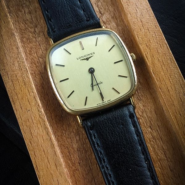 [WTS] Vintage LONGINES Classic Gold Plaque TANK 978-6581 Quartz DRESS ...