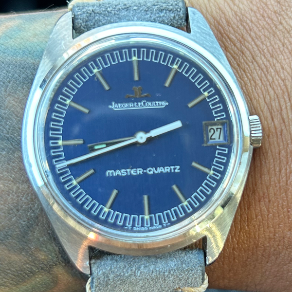 [WTS] JLC 1970s blue dial beast ! Master Quartz ???? | WatchCharts ...
