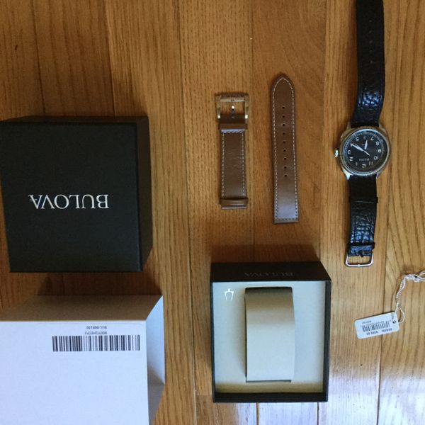 NIB Bulova 96B230 military UHF with 2 straps | WatchCharts