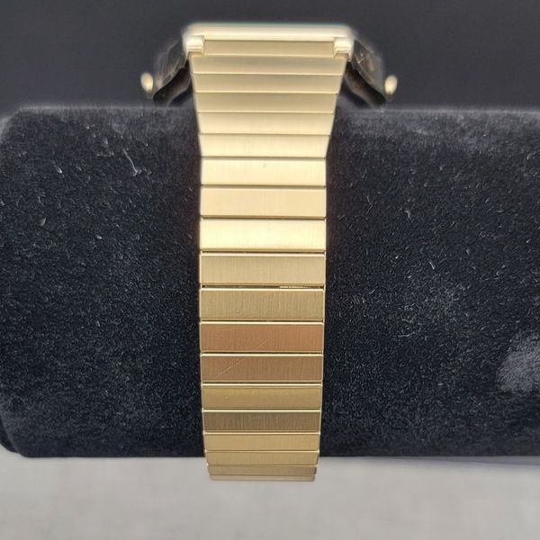 Vintage TIMEX 555 RR Digital Indiglo Gold Tone Watch With New Battery ...