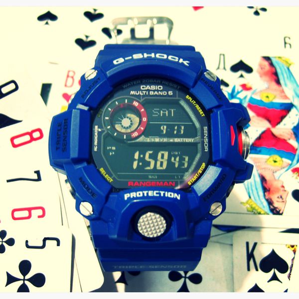 FS: +++ NEW +++ RANGEMAN Navy Blue GW-9400NV CASIO G-Shock ...