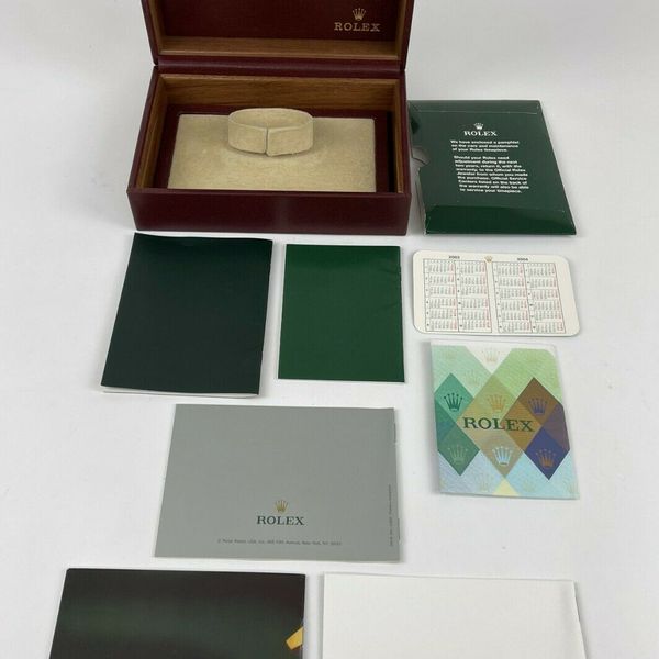 Vtg Authentic Rolex Submariner Watch Box and Paperwork | WatchCharts ...