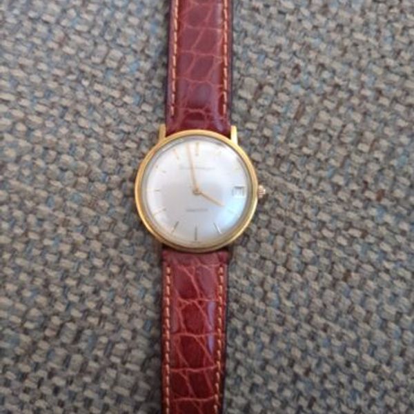 Vintage Girard-Perregaux Seahawk 18K Yellow Gold Hand Winding Dress ...