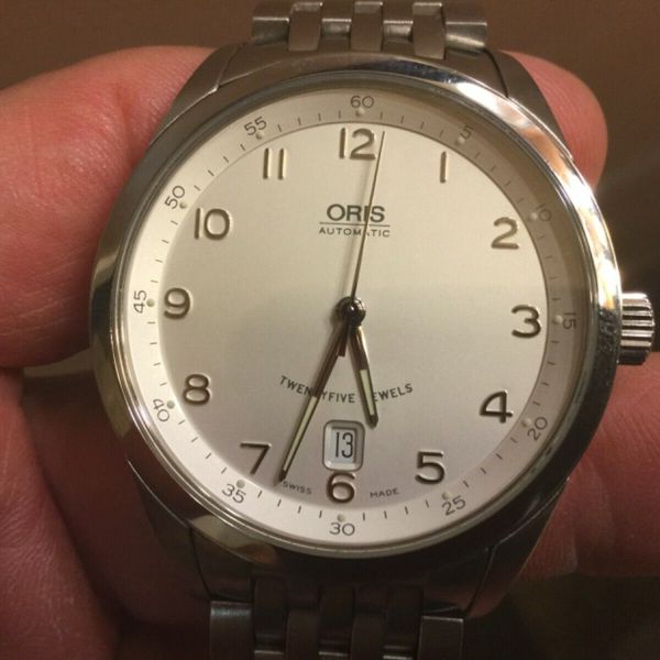 ORIS CLASSIC 25 JEWEL SWISS MADE AUTOMATIC 7504 SAPPHIRE CRYSTAL | WatchCharts Marketplace