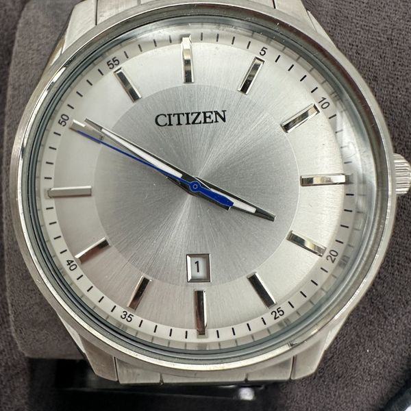 Citizen 1112-s109205 Men's Stainless Steel Silver Dial Wristwatch ...