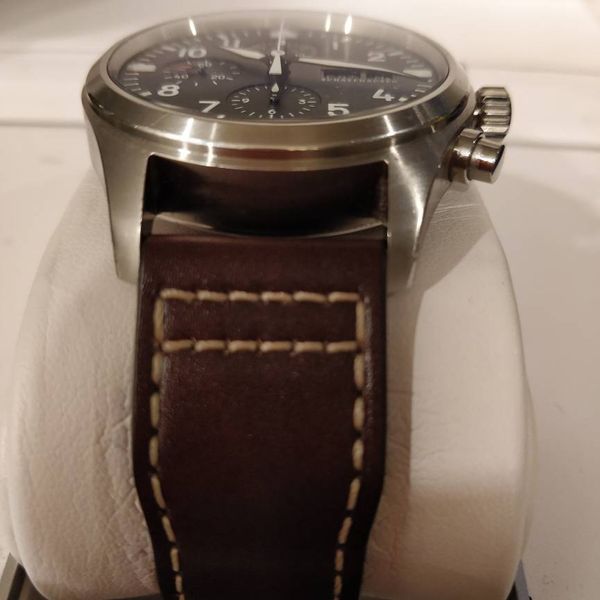 IWC 3717 Pilot's Watch Chronograph 42mm Full Set Multiple Straps ...